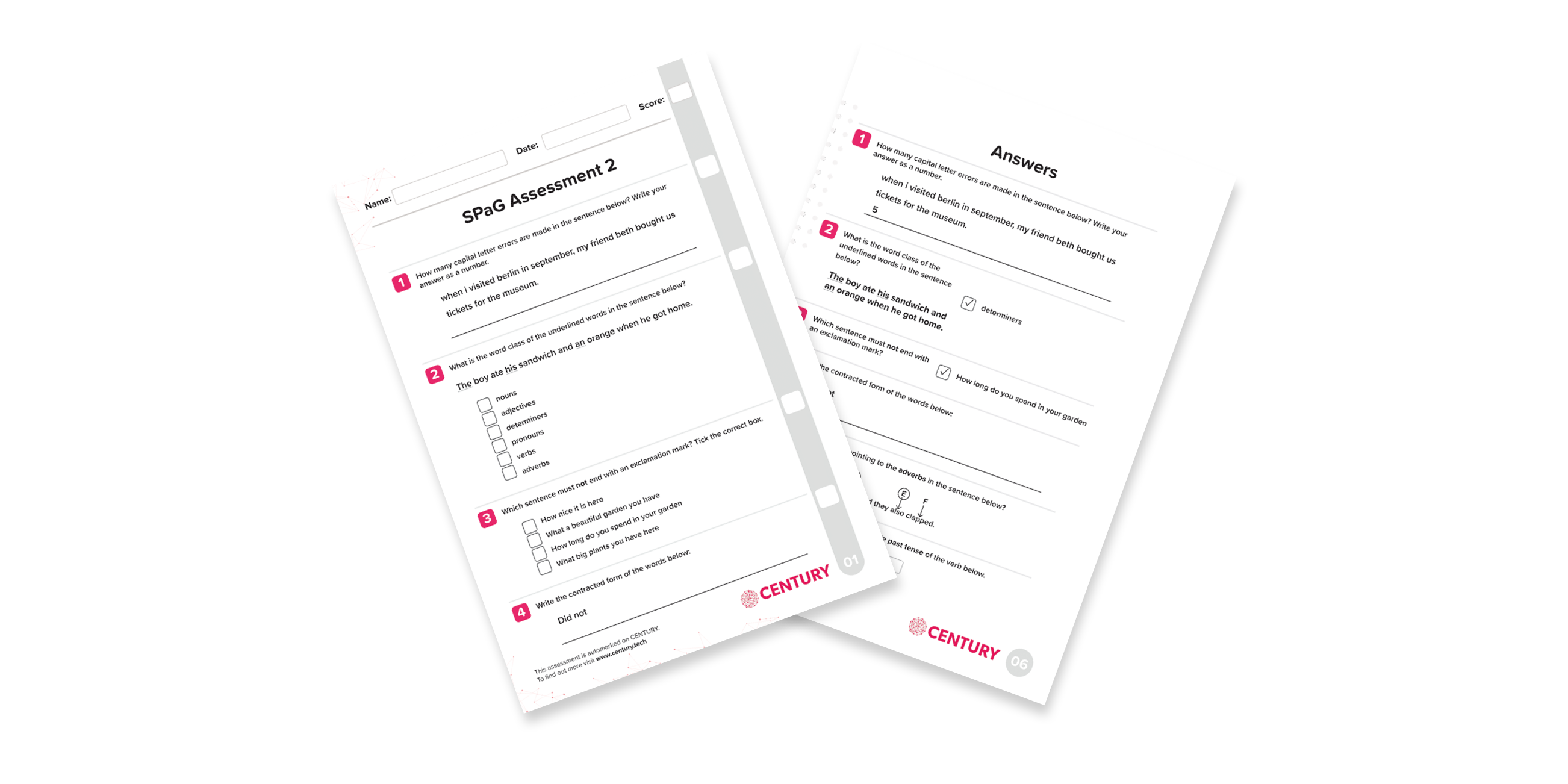 Year 4 SPaG Assessment 2 CENTURY year-4-spag-assessment-2-century