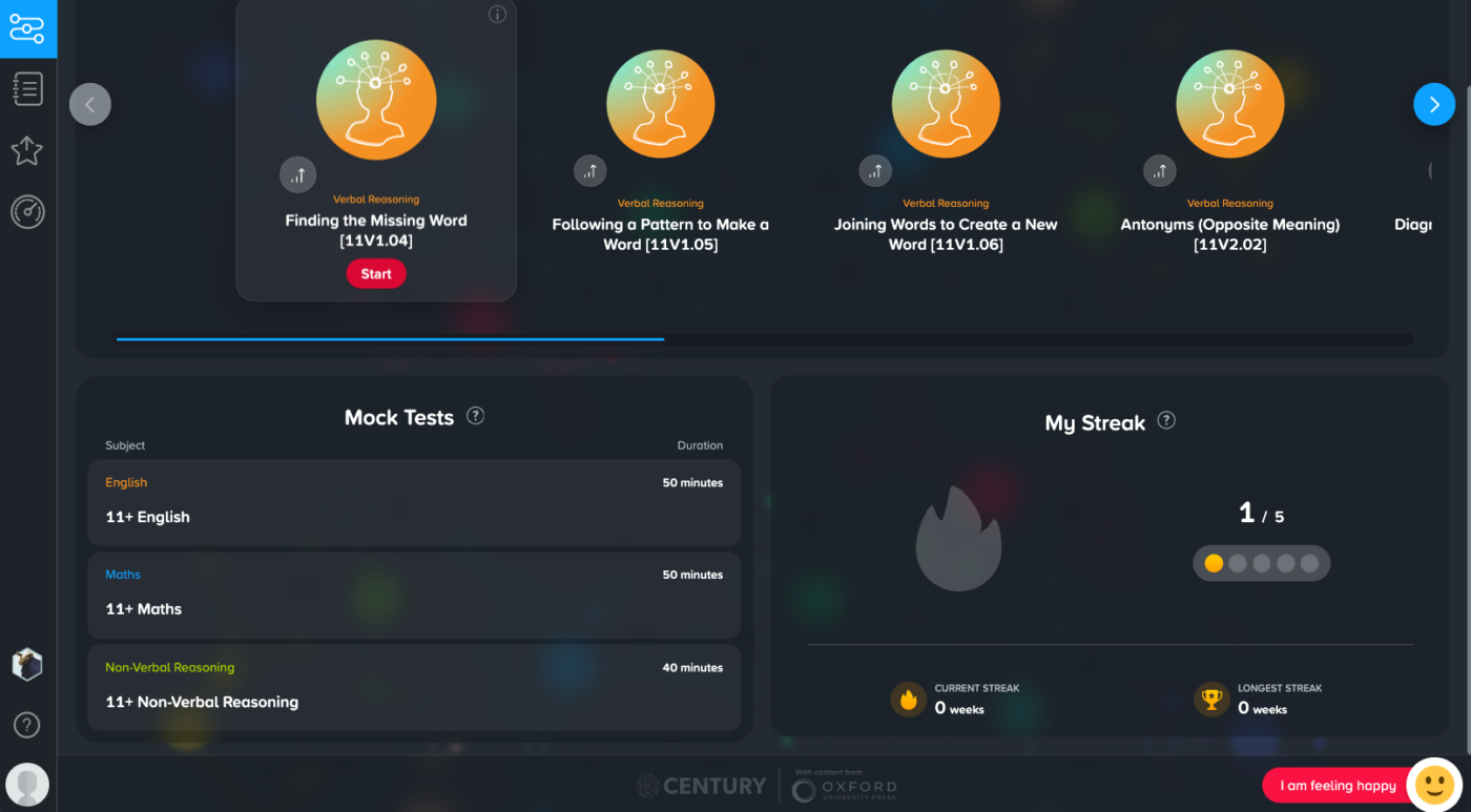 11+ Exam preparation made easy with mock tests - CENTURY