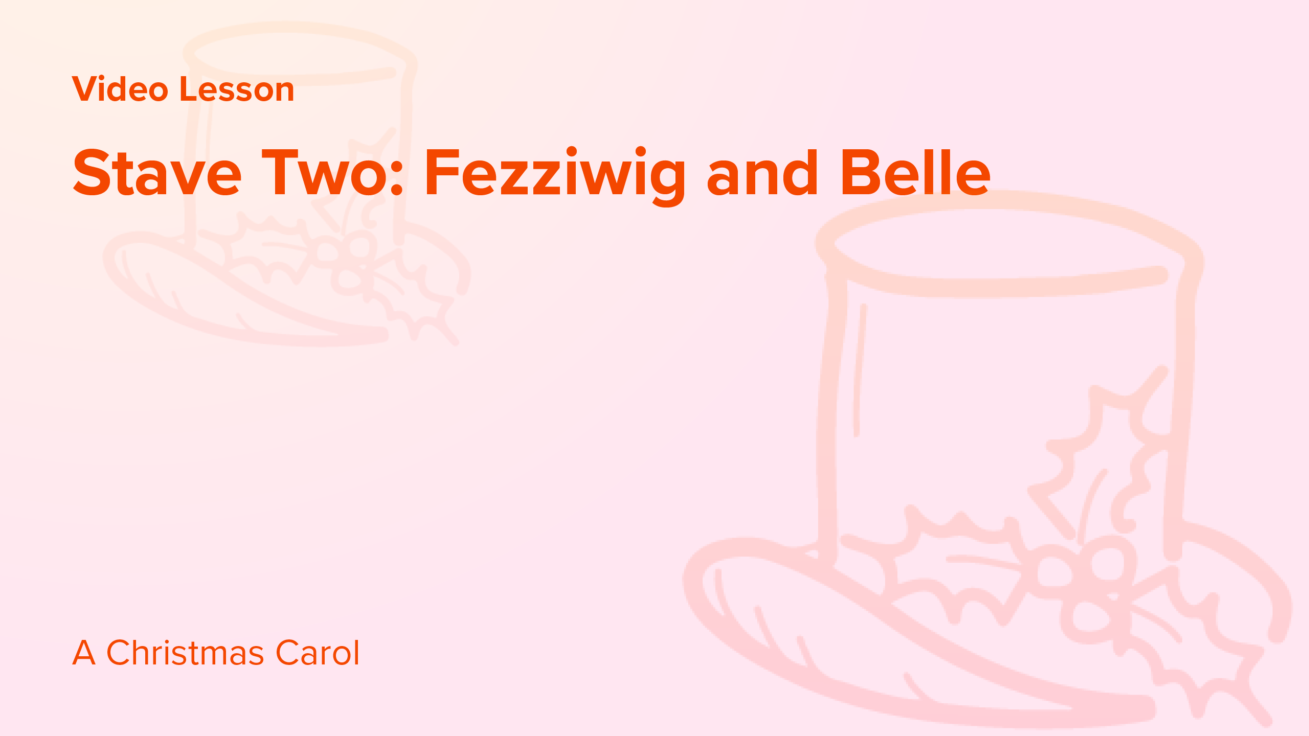 Stave Two: Fezziwig and Belle - CENTURY