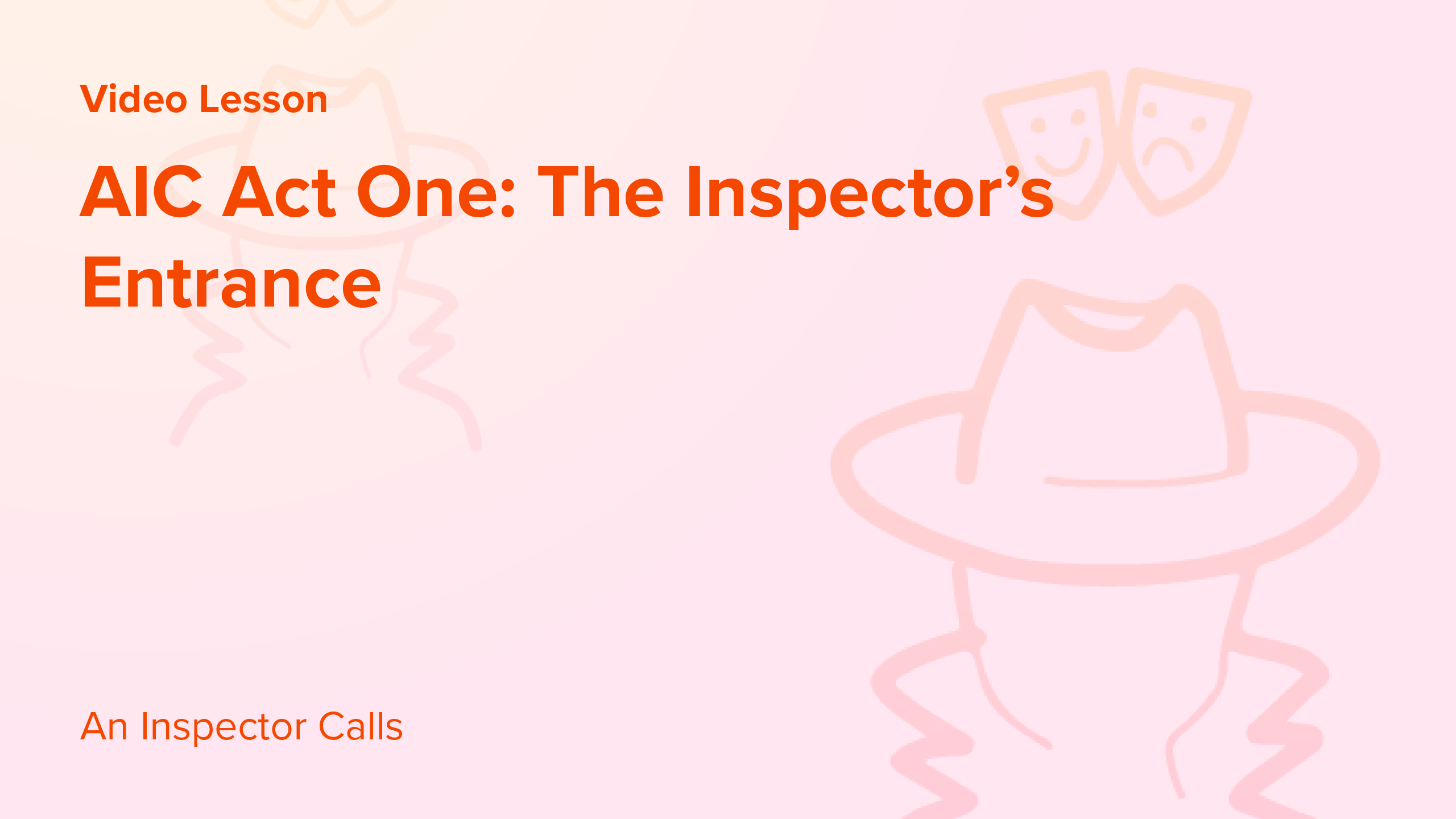 AIC Act One: The Inspector's Entrance - CENTURY