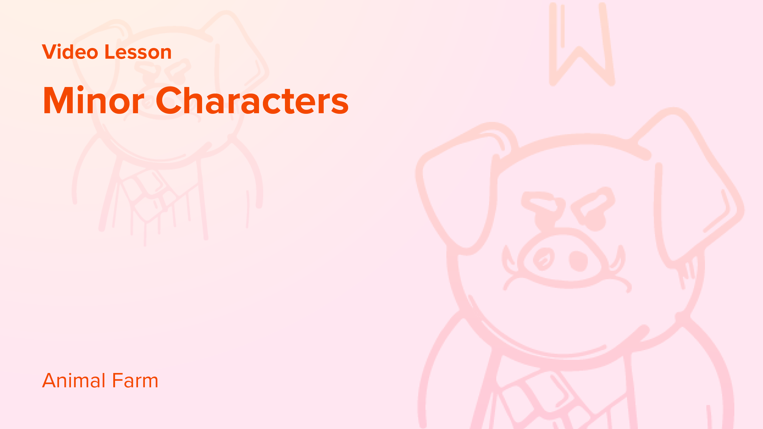 Minor Characters - CENTURY