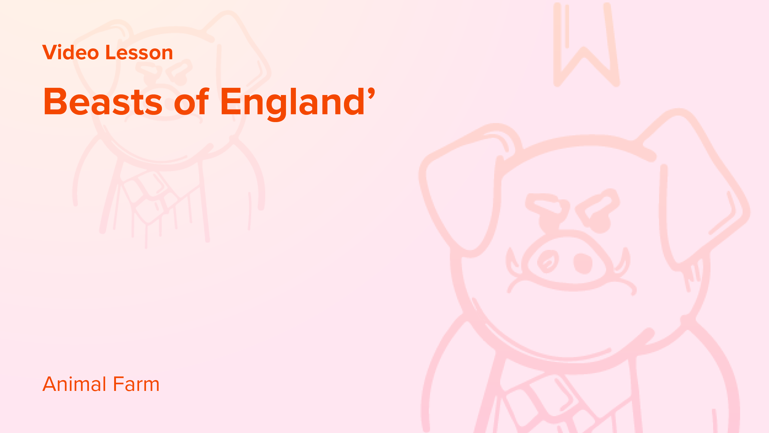 Beasts of England' - CENTURY