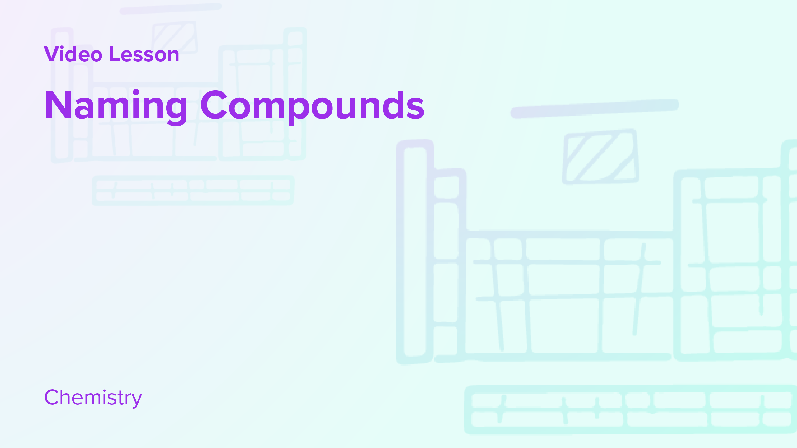 Naming Compounds - CENTURY