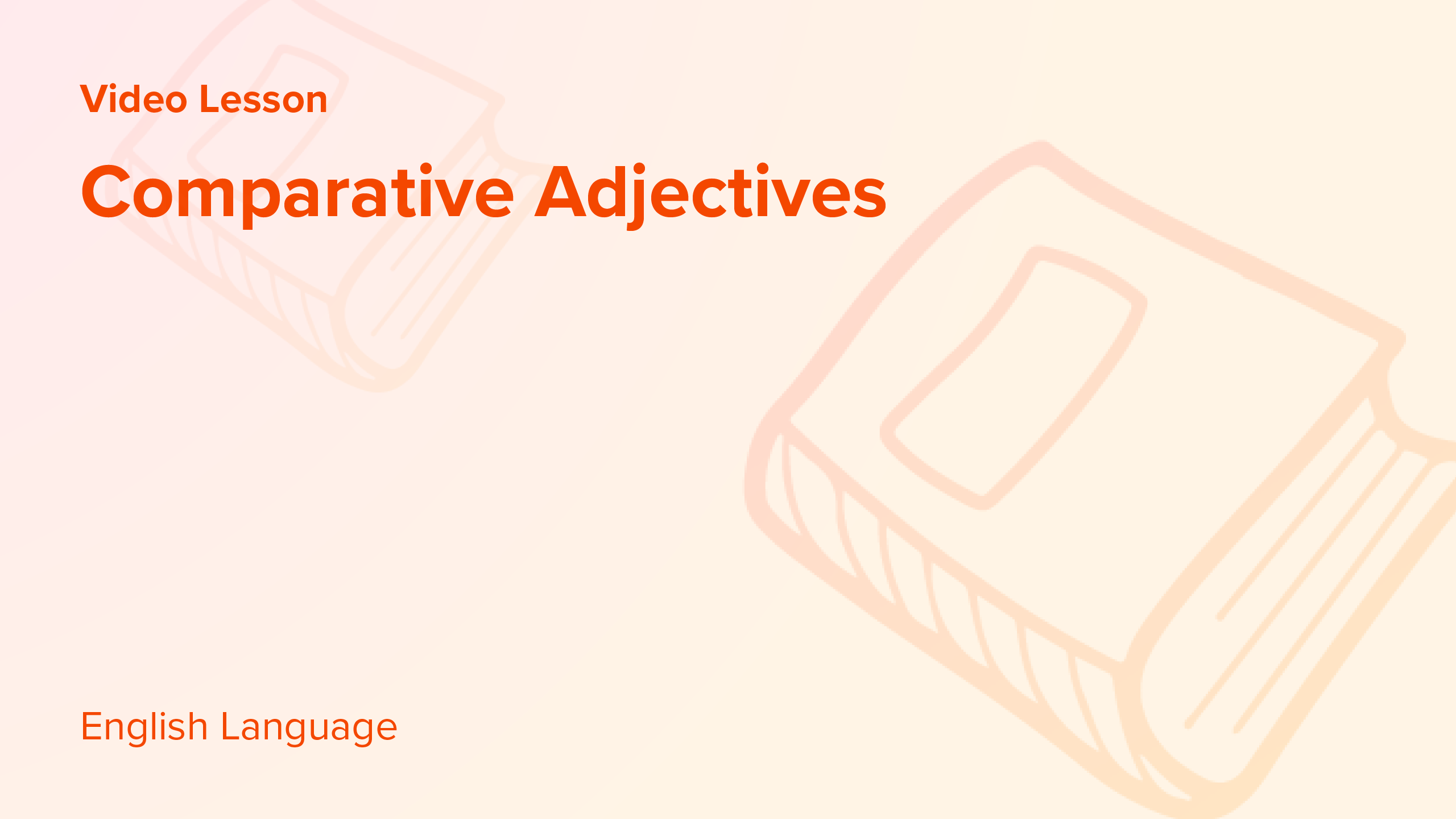 Comparative Adjectives - CENTURY