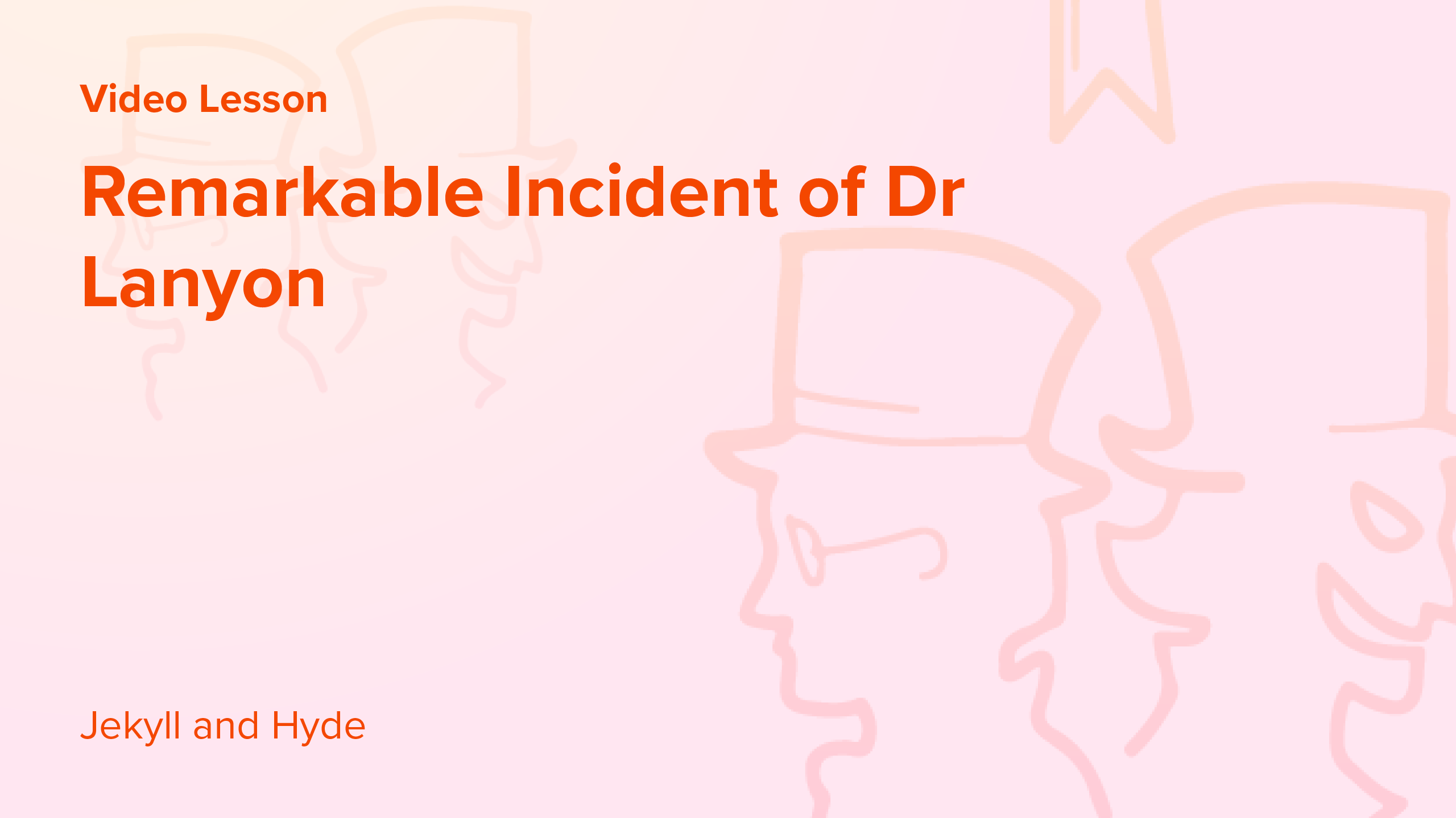 Remarkable Incident of Dr Lanyon - CENTURY