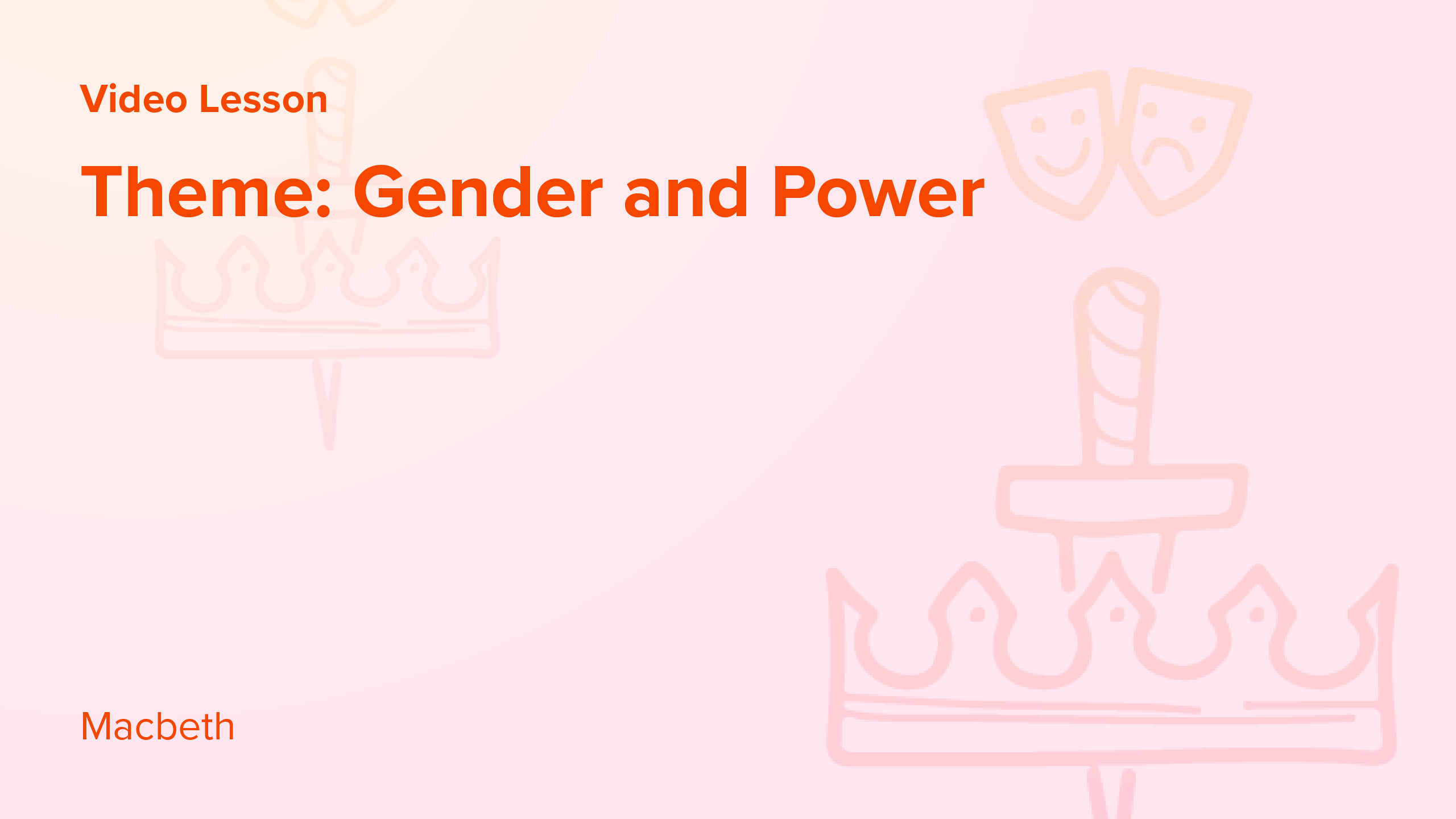 Theme: Gender and Power - CENTURY