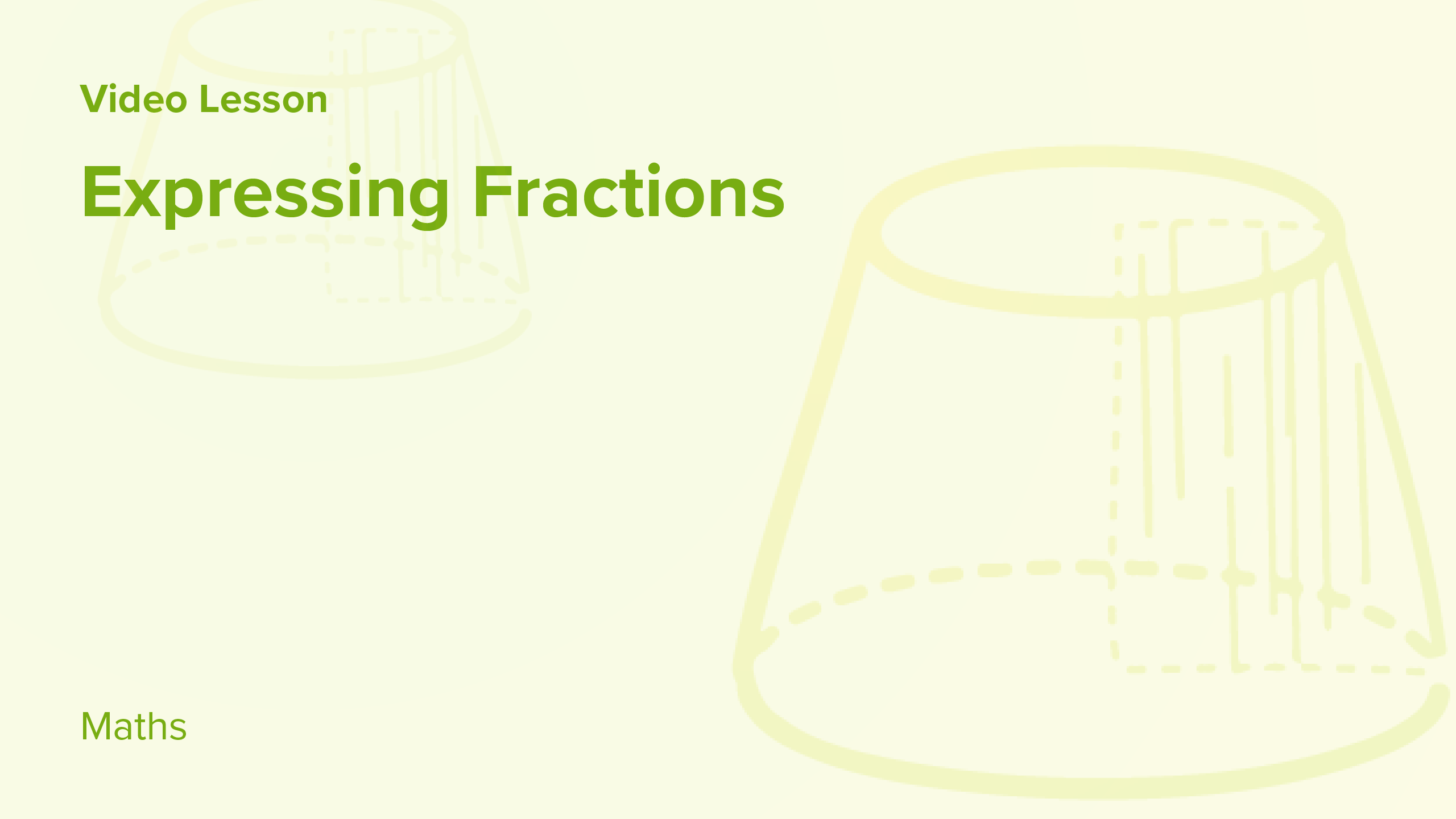 Expressing Fractions - CENTURY