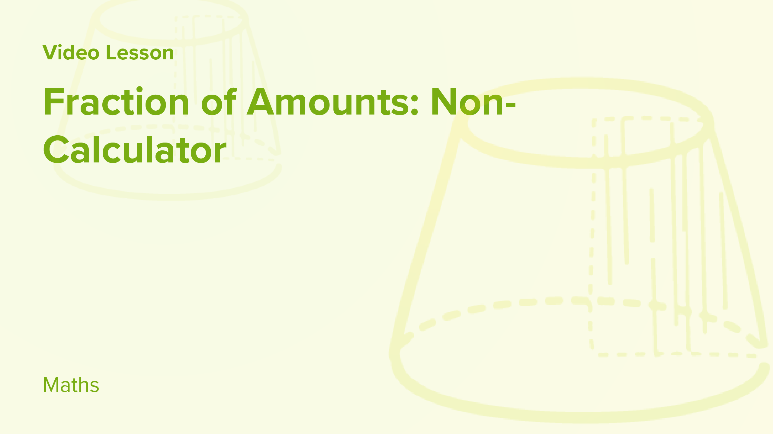 Fraction of Amounts: Non-Calculator - CENTURY