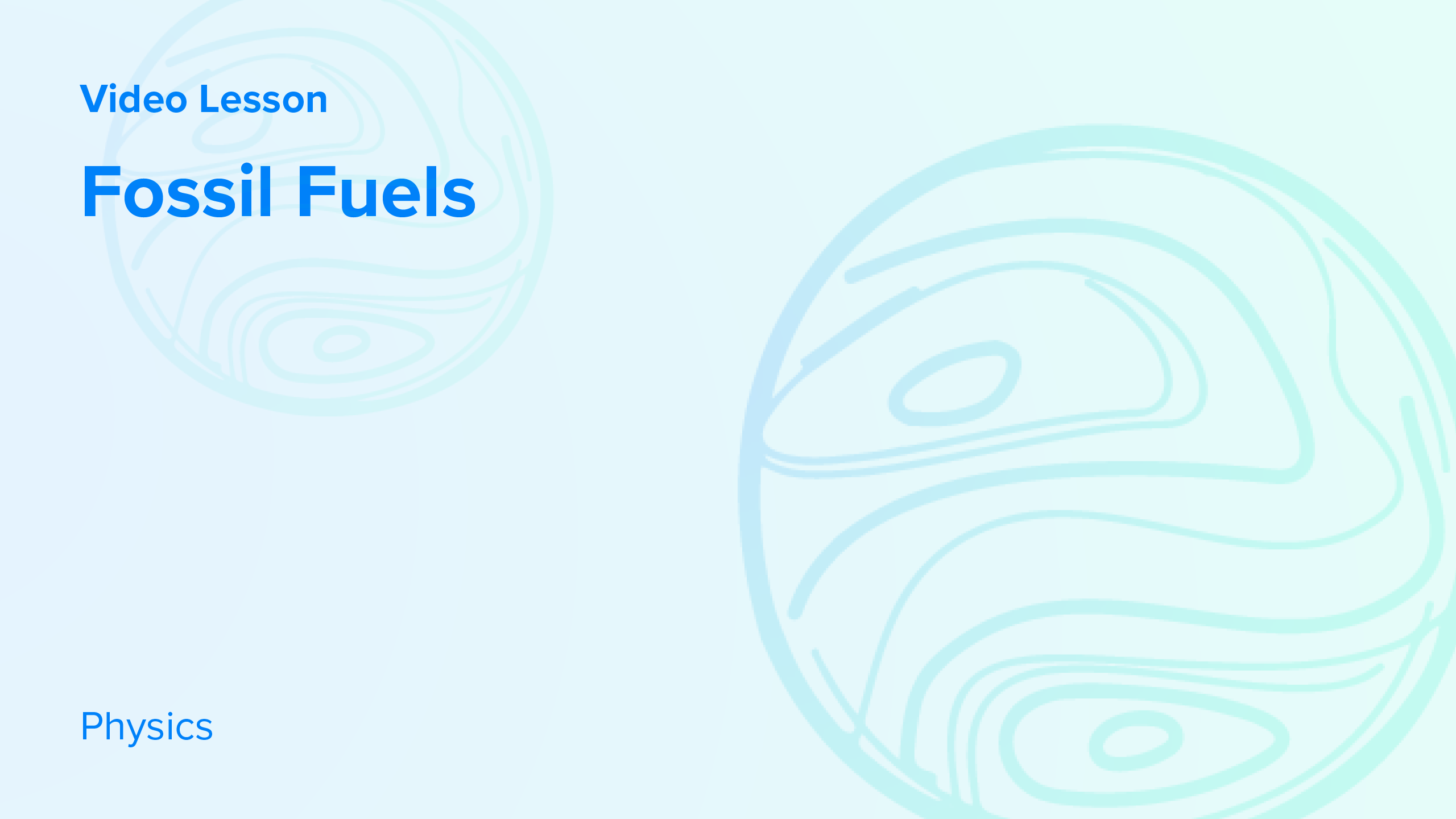 Fossil Fuels - CENTURY