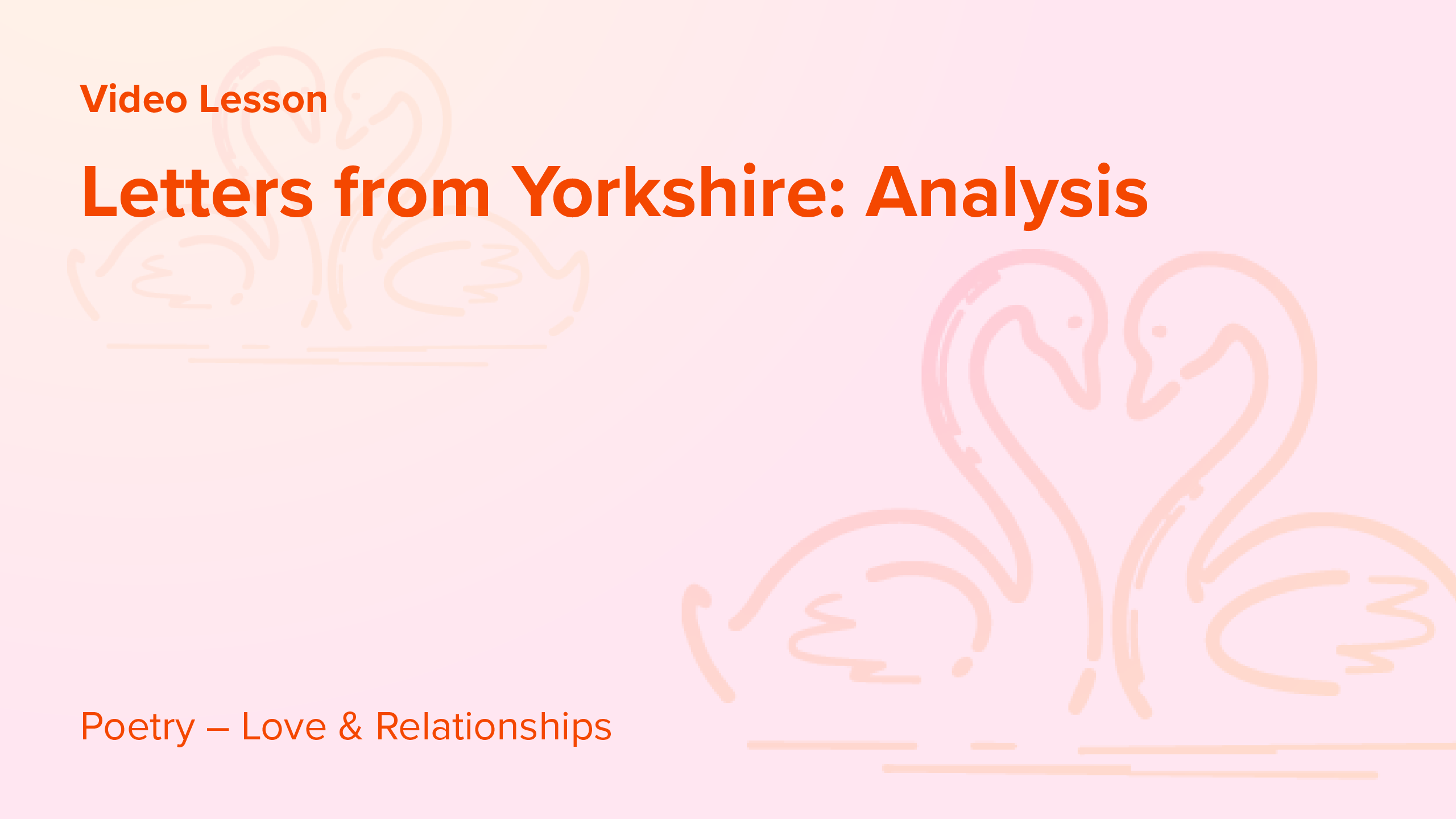 Letters from Yorkshire: Analysis - CENTURY