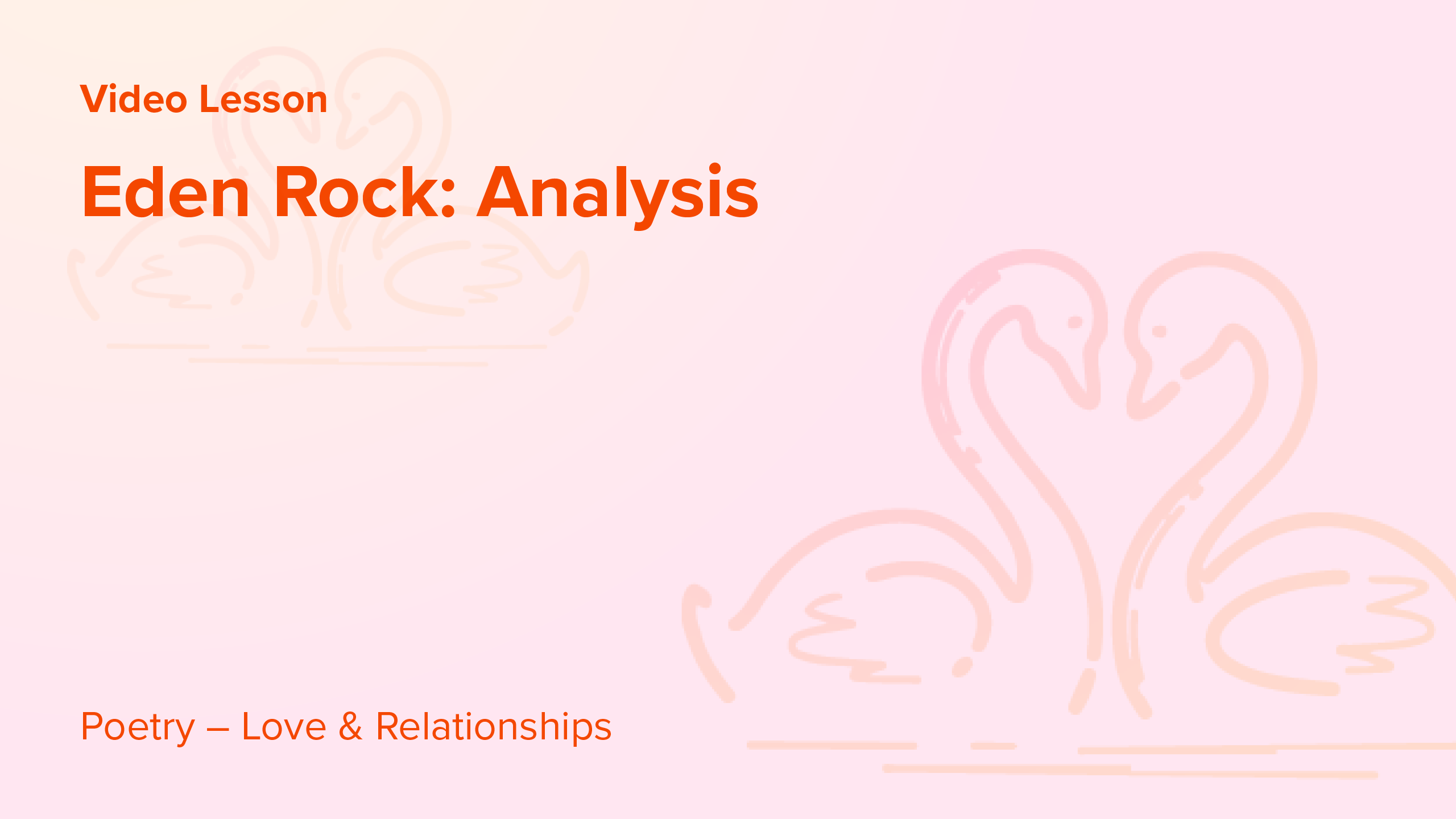 Eden Rock: Analysis - CENTURY