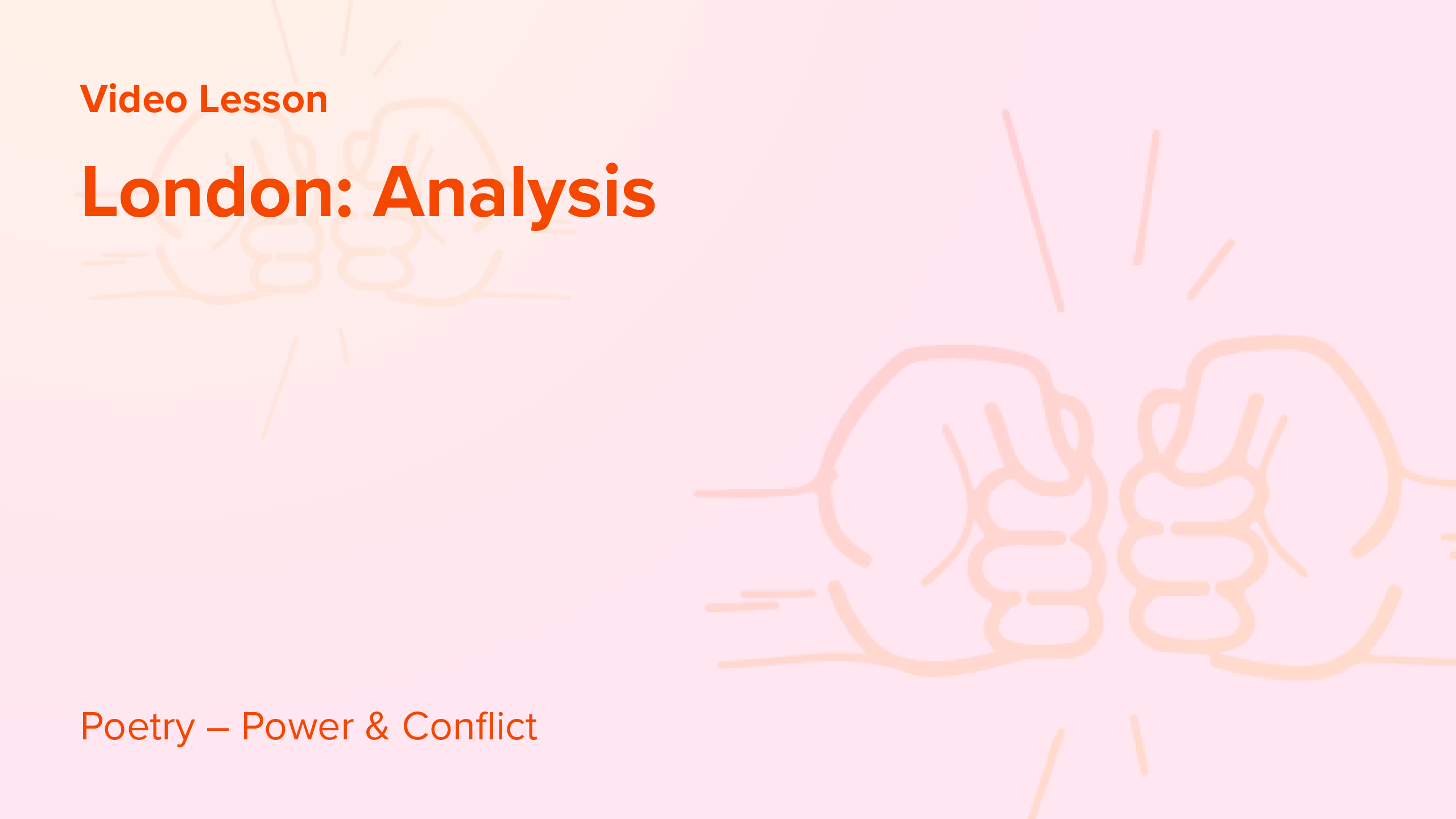 London: Analysis - CENTURY