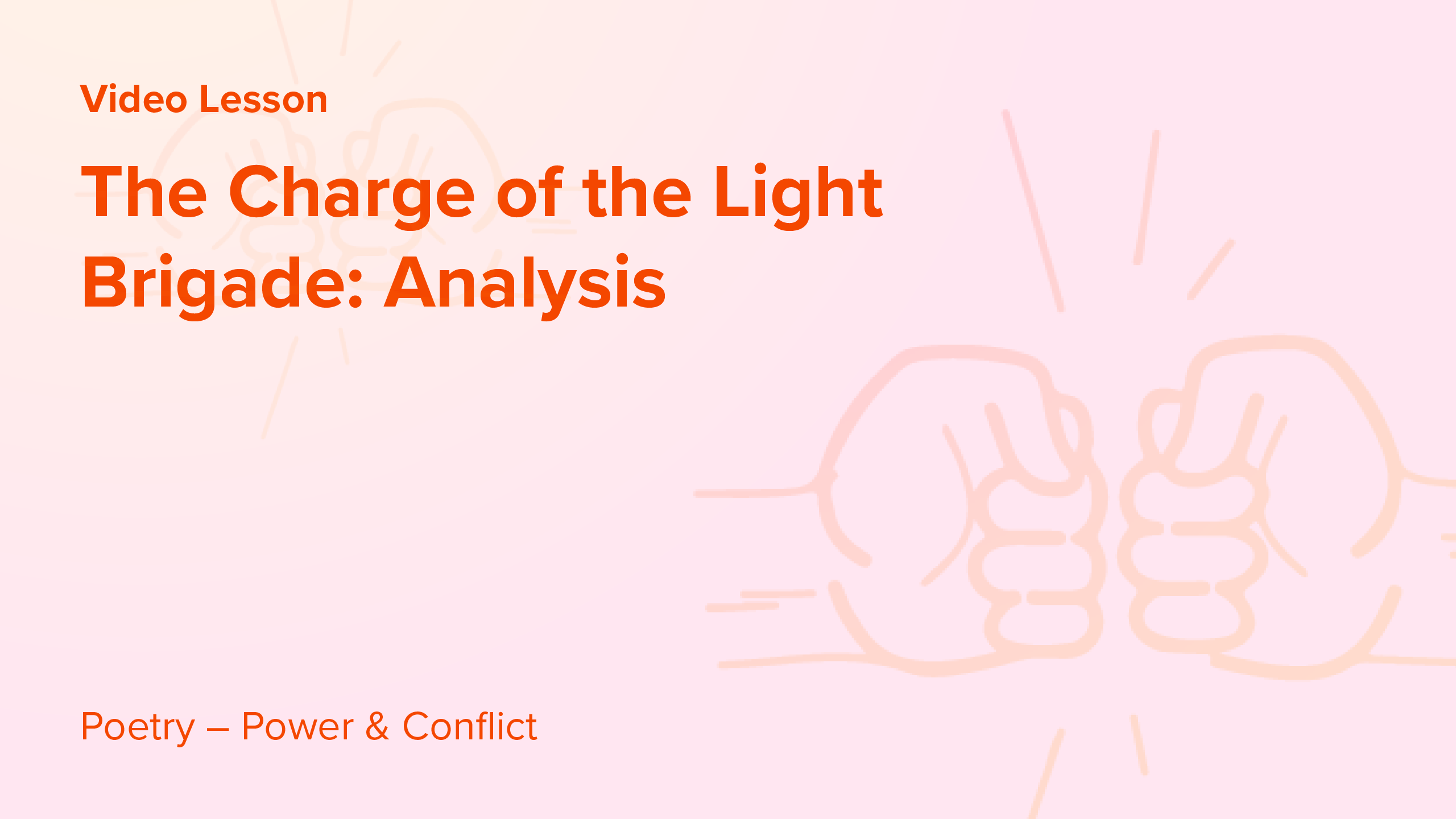 The Charge of the Light Brigade: Analysis - CENTURY