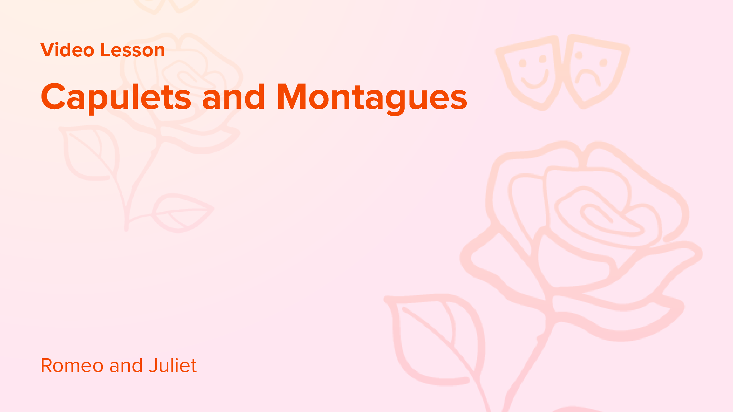 Capulets and Montagues - CENTURY