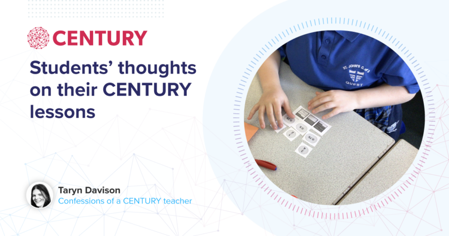 Students’ thoughts on their CENTURY lessons - CENTURY